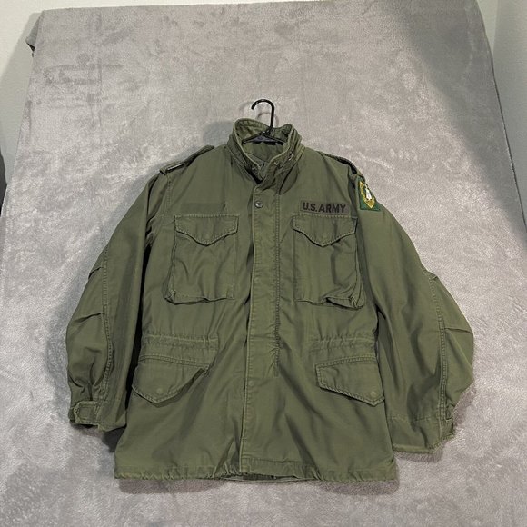 unknow | Jackets & Coats | Vintage M65 Military Field Jacket Mens Small Army Green 6s 70s Era ...